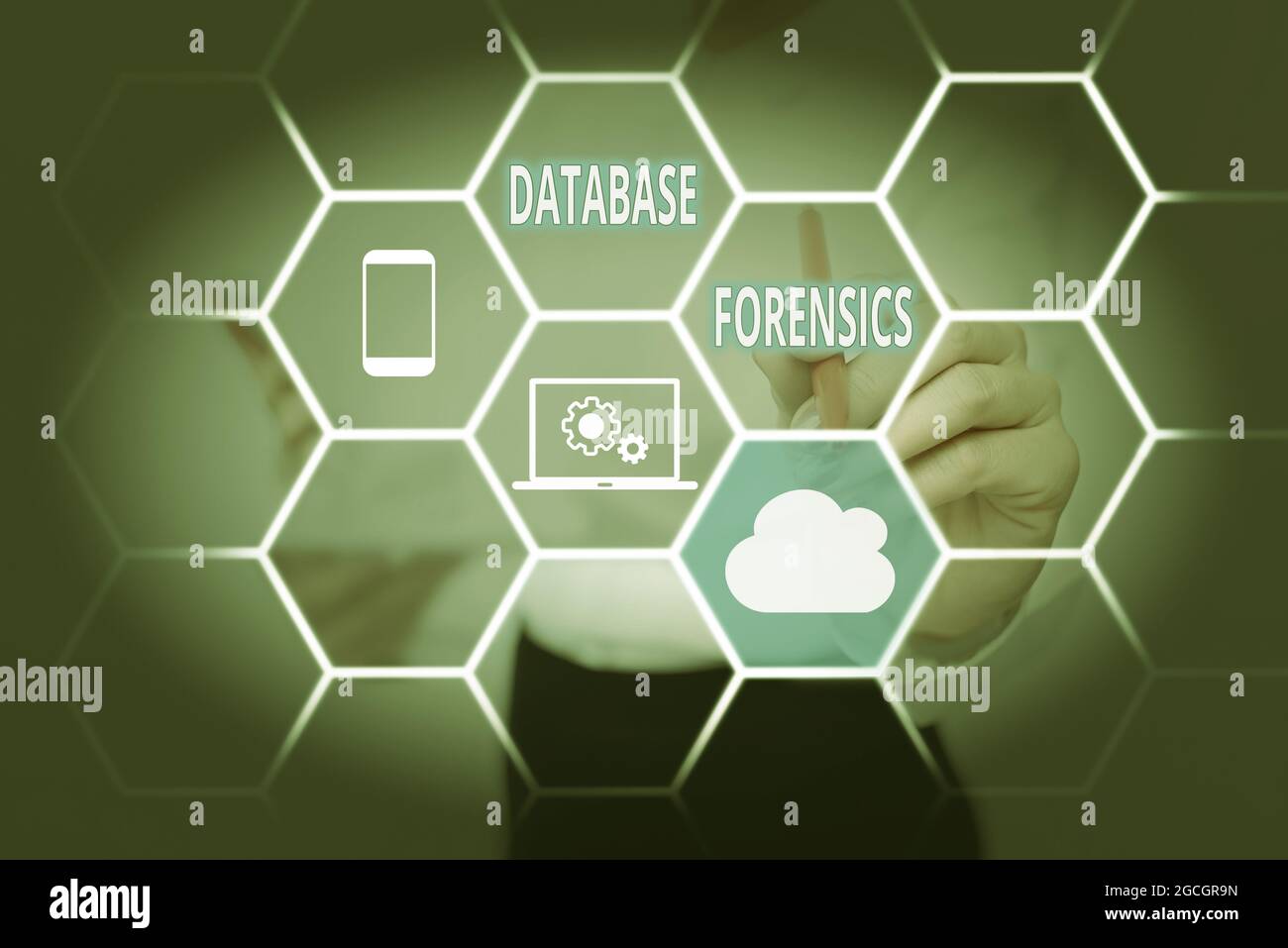 Inspiration showing sign Database Forensics. Business idea identifying transactions within a ...