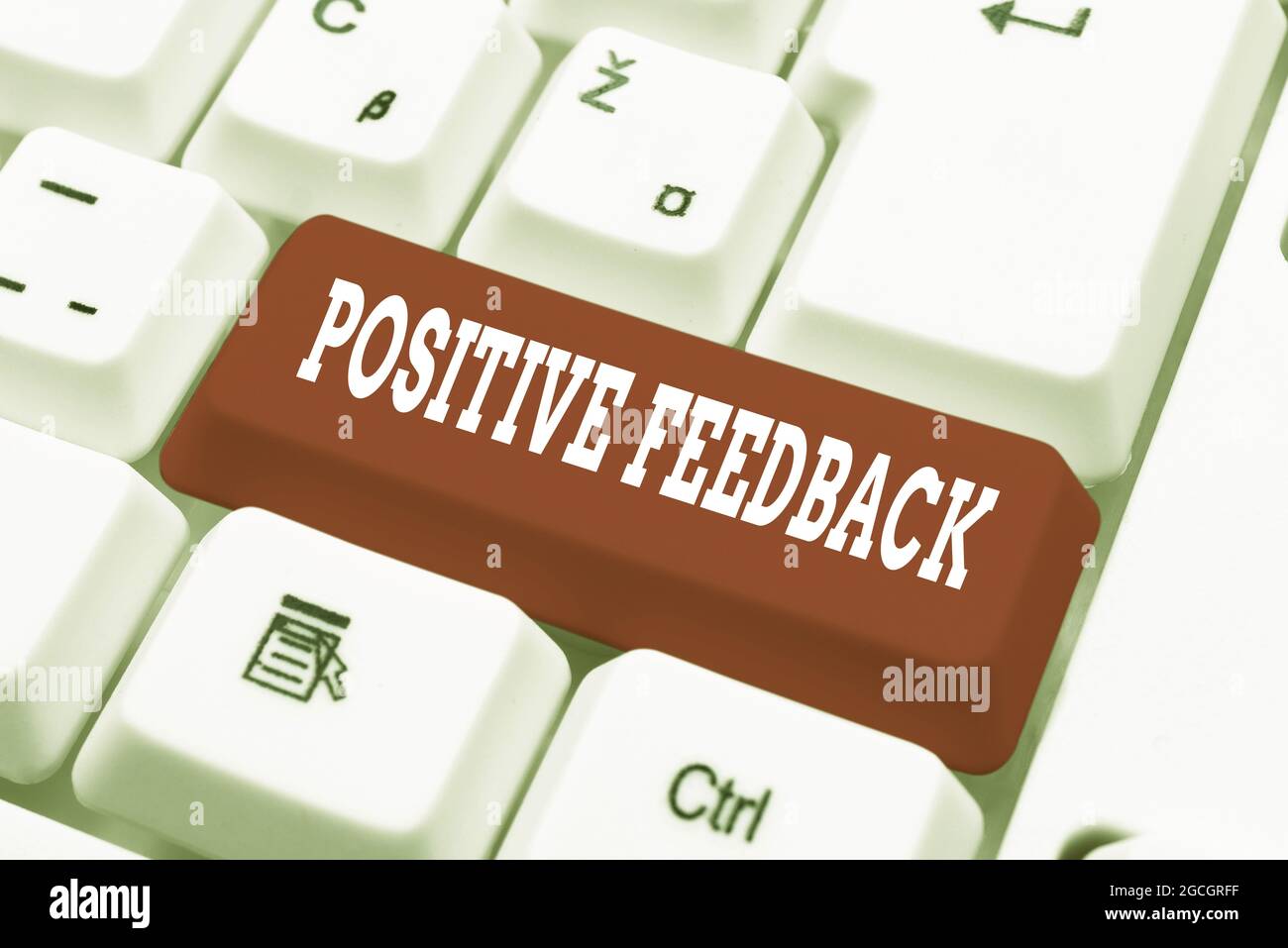Handwriting text Positive Feedback. Business approach good and great ...