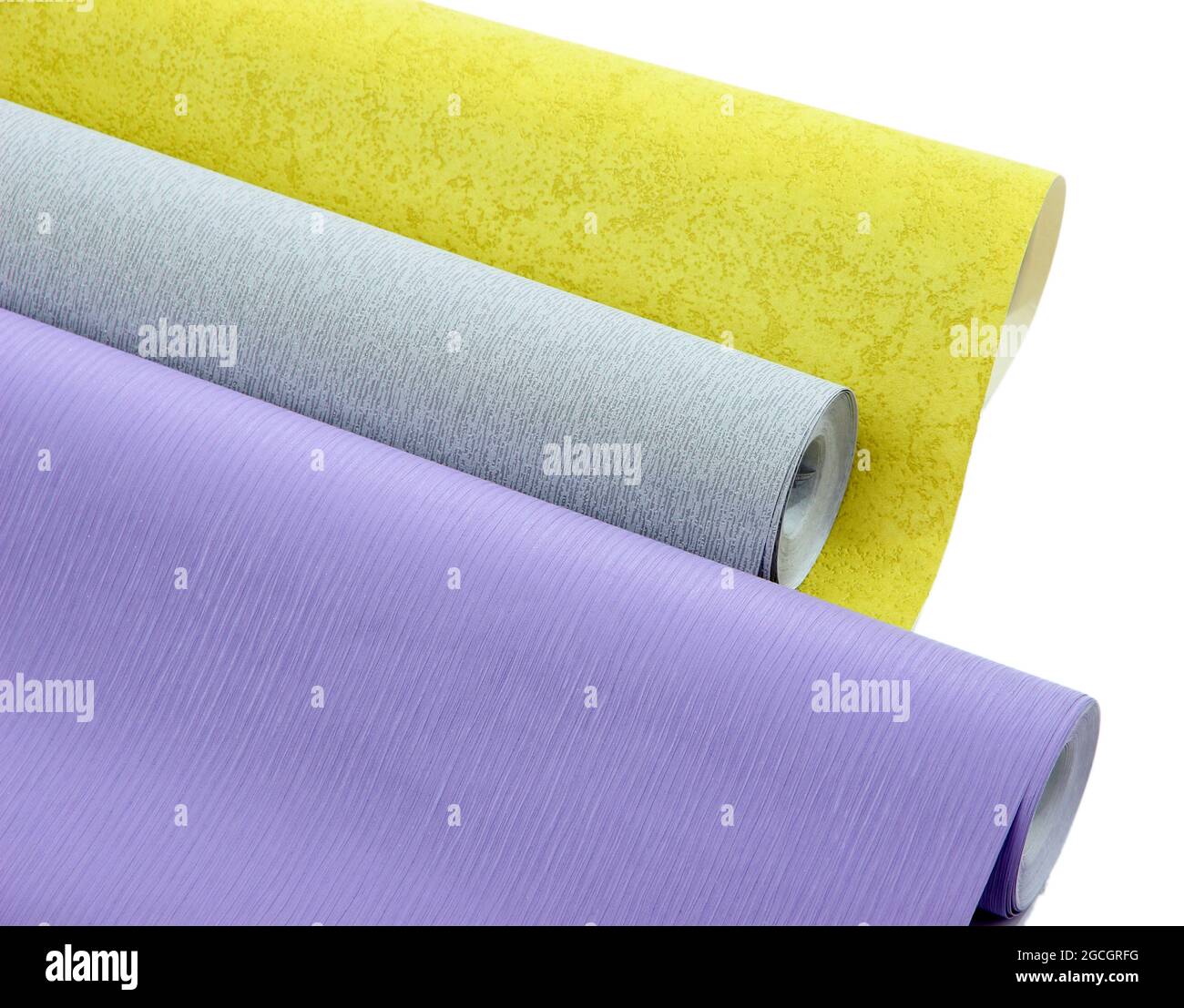 Wallpapers isolated on white Stock Photo - Alamy