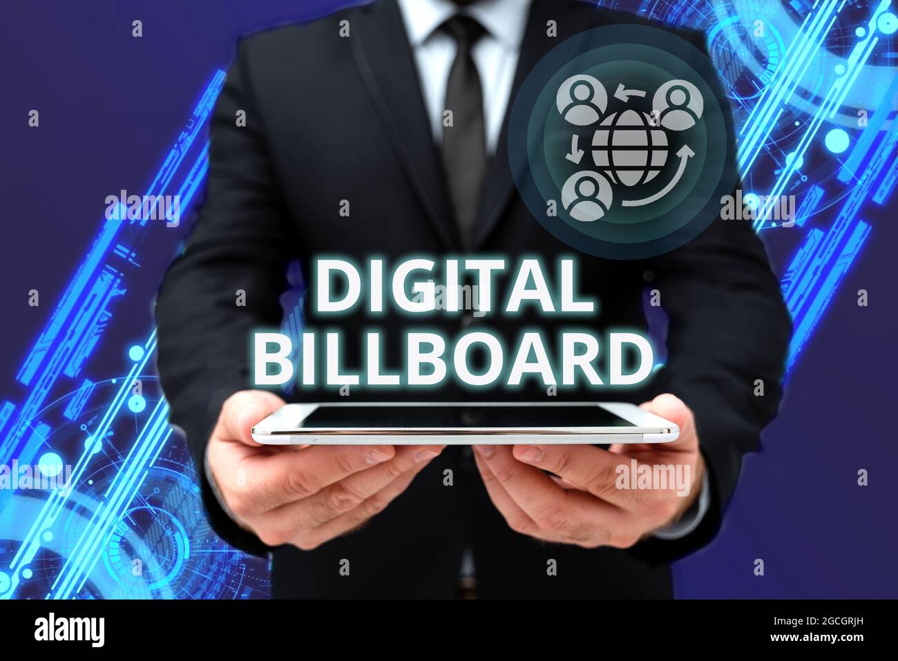Writing displaying text Digital Billboard. Word Written on billboard ...