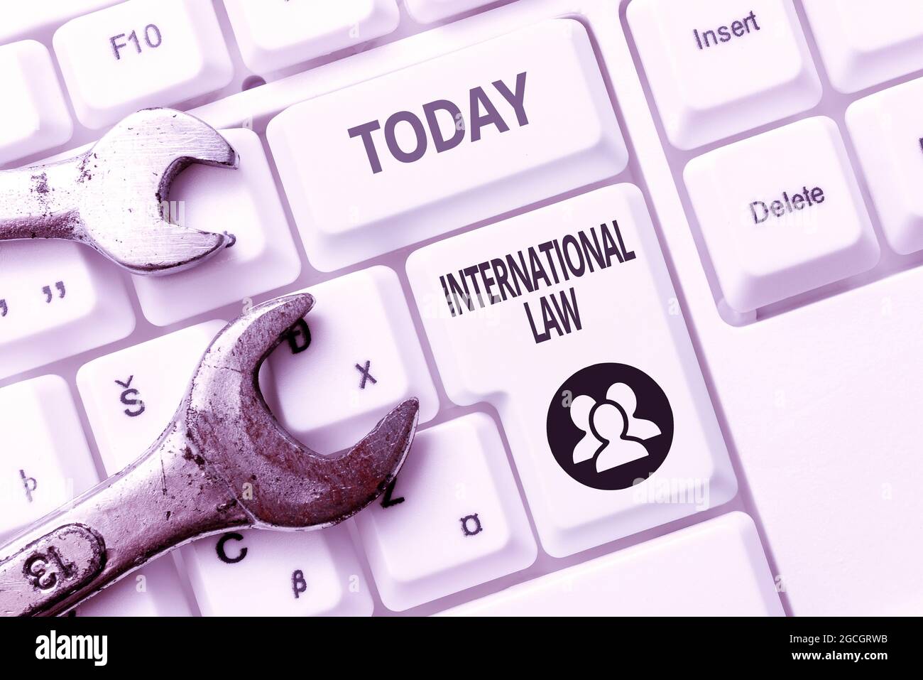 Writing displaying text International Law. Conceptual photo system of ...