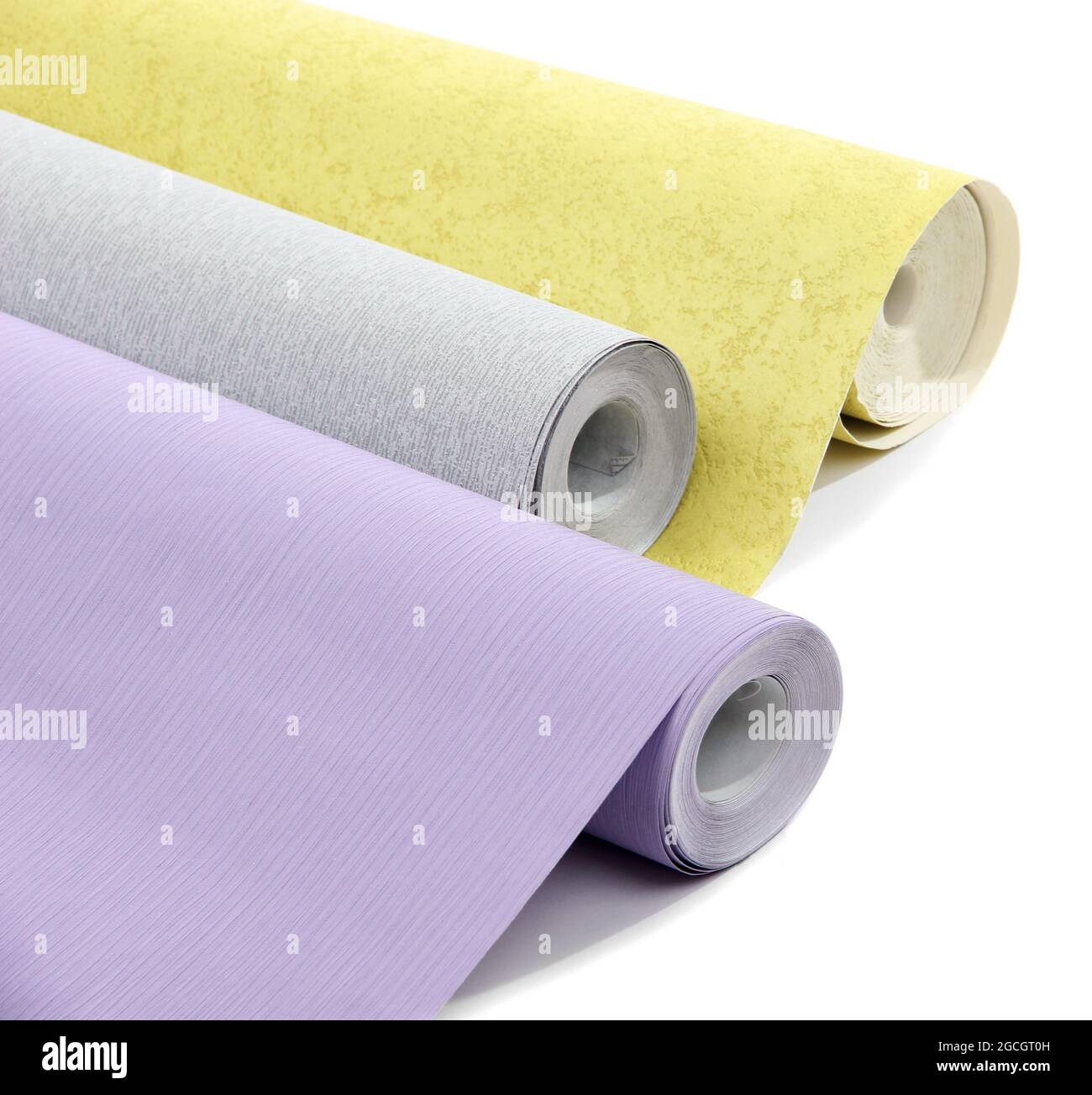 Wallpapers isolated on white Stock Photo - Alamy