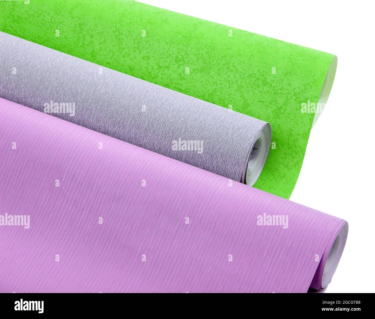 Wallpapers isolated on white Stock Photo - Alamy