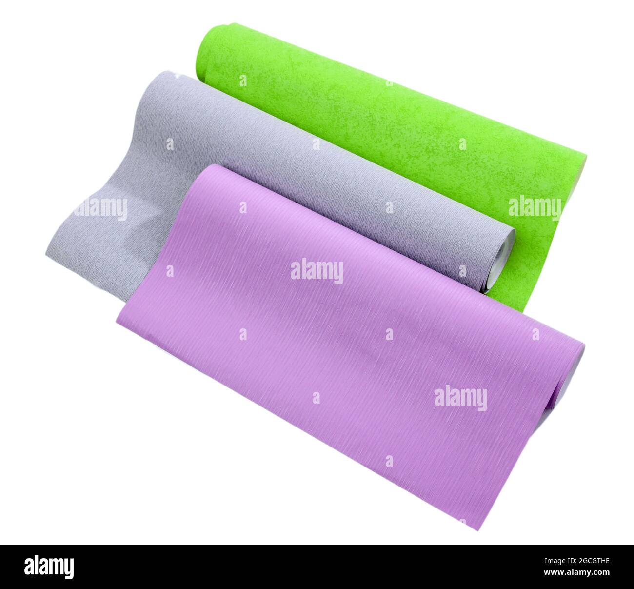 Wallpapers isolated on white Stock Photo - Alamy