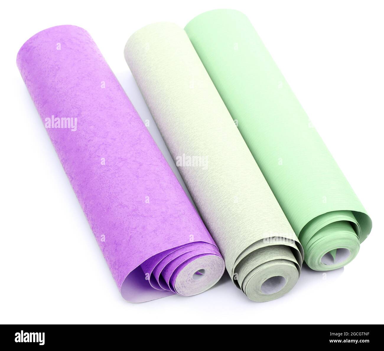 Wallpapers isolated on white Stock Photo - Alamy