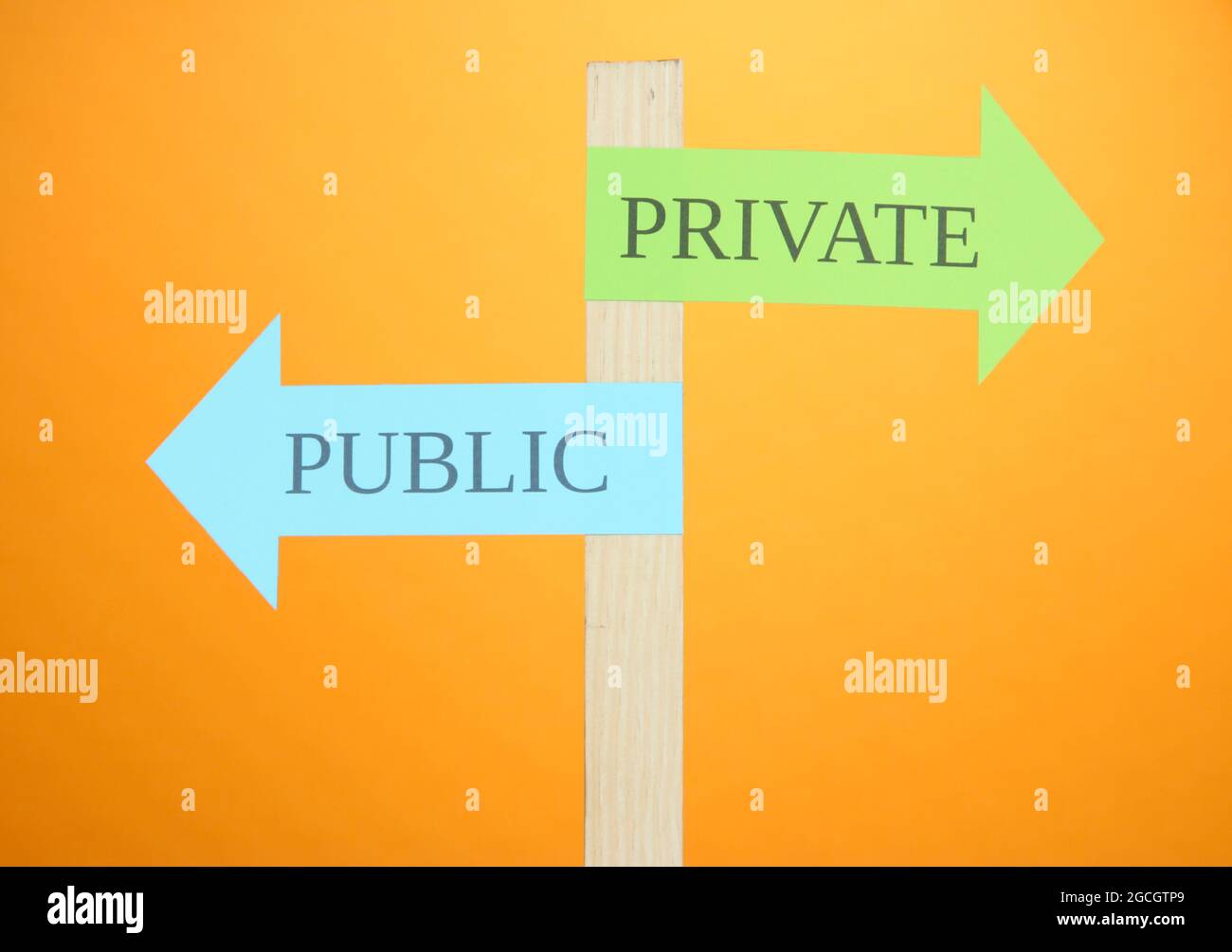 Conceptual road signs on choice and decisions Stock Photo - Alamy