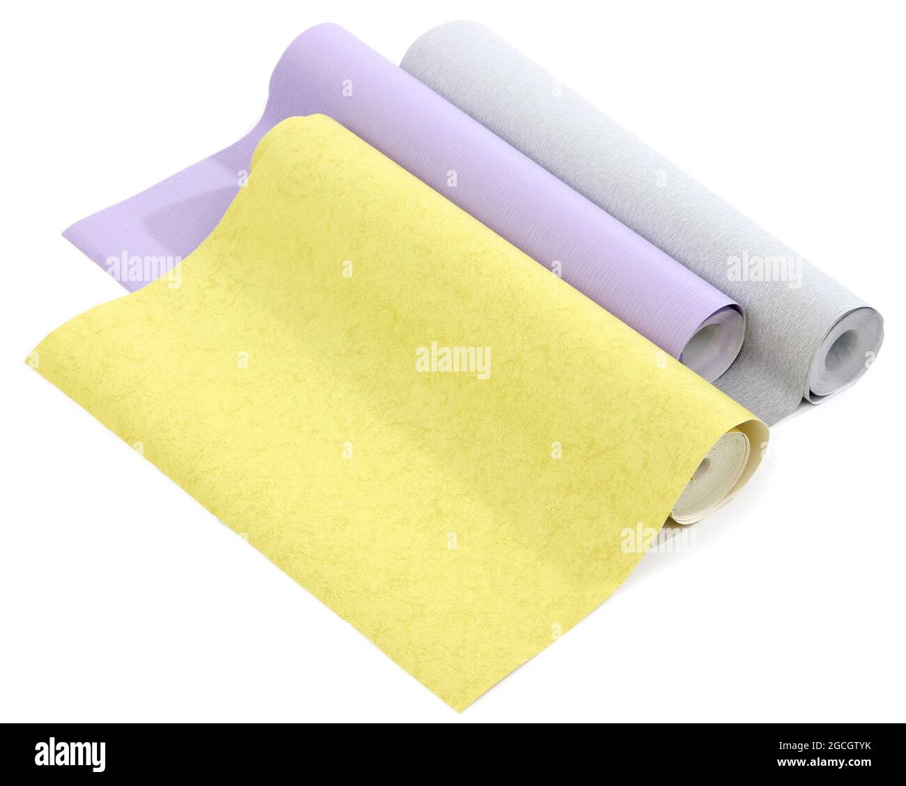 Wallpapers isolated on white Stock Photo - Alamy