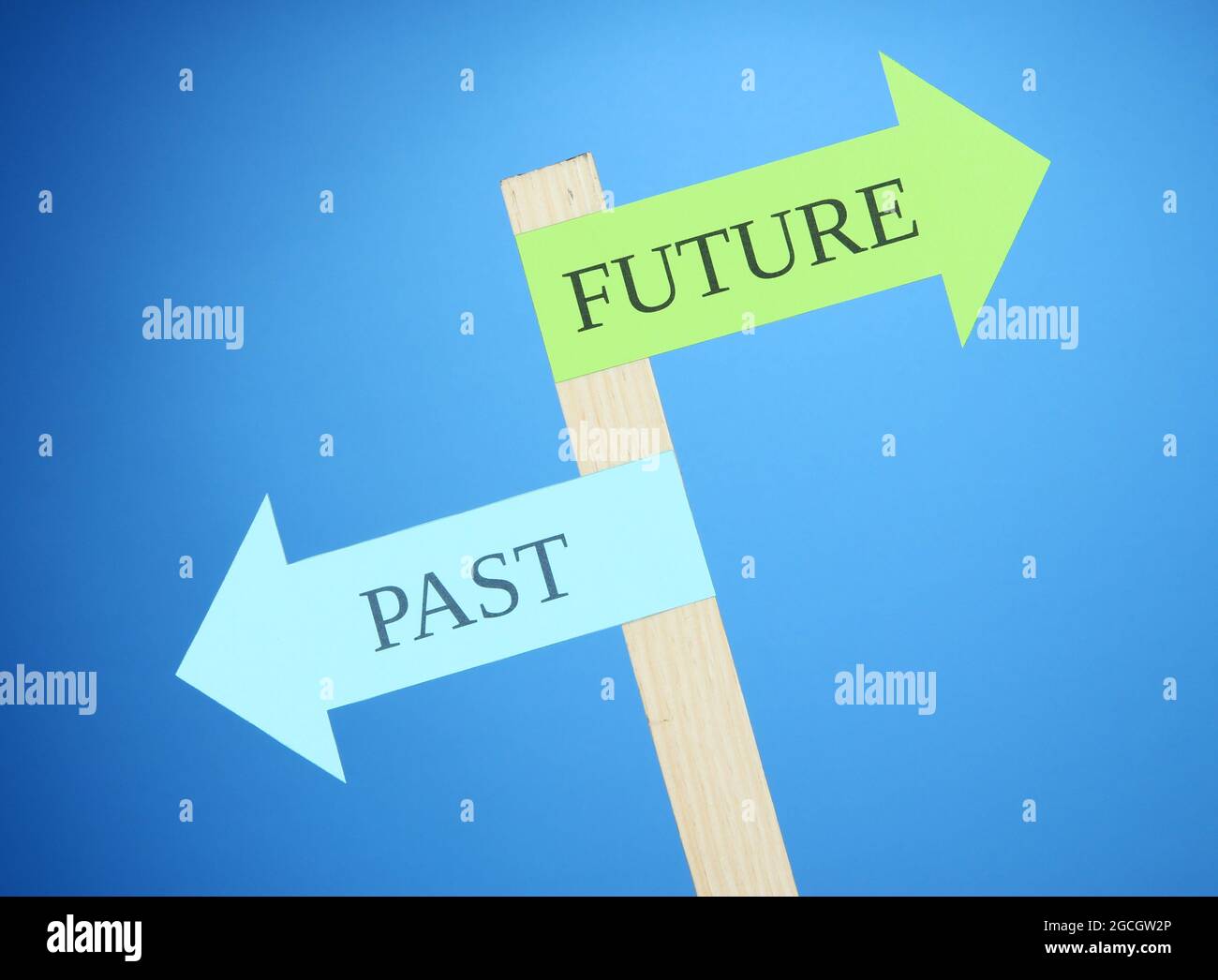 Conceptual road signs on choice and decisions Stock Photo - Alamy