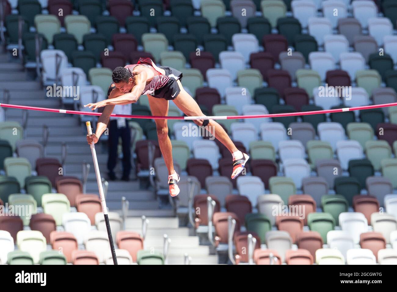August 05, 2021: Pierce Lepage (1431) of Team Canada competes in Men's ...