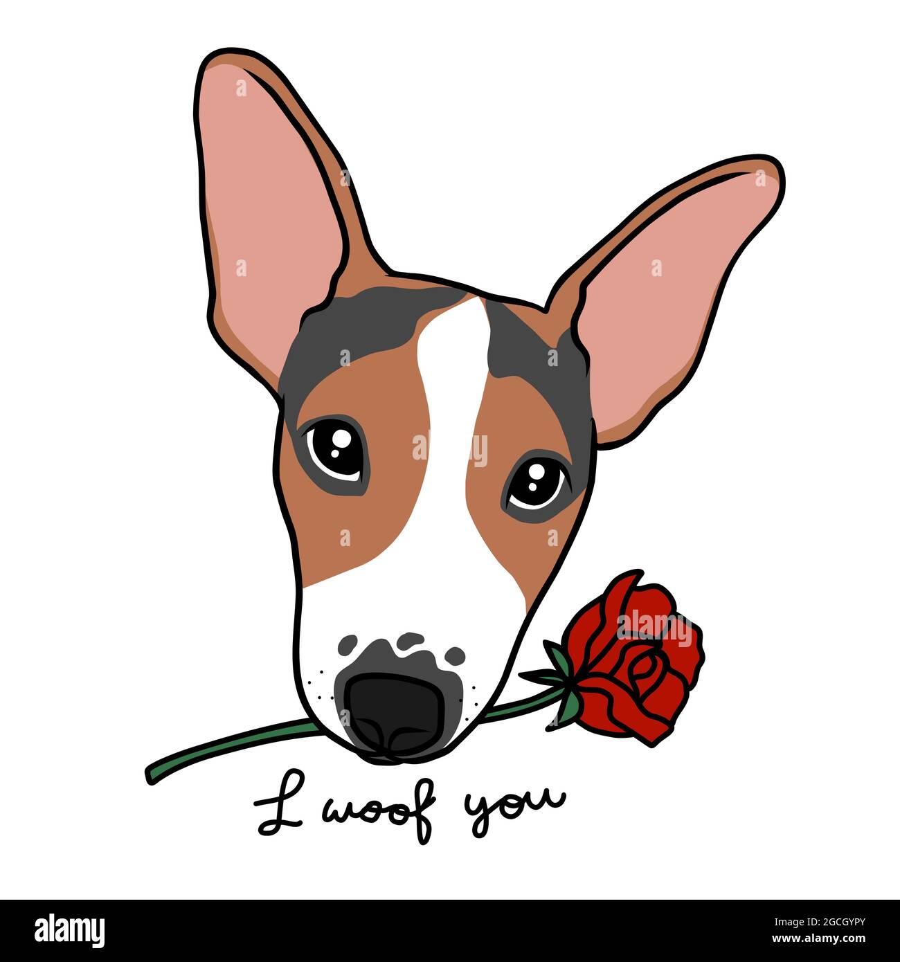 Jack russel cartoon Cut Out Stock Images & Pictures - Alamy