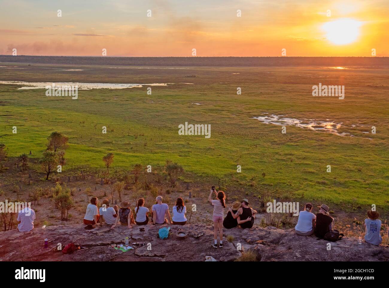 Sunset at Ubirr, Kakadu National Park Stock Photo - Alamy