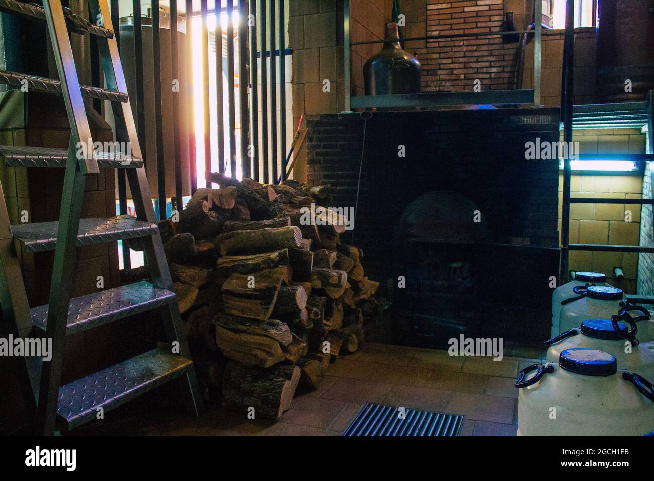 Carmona Spain August 03, 2021 Los Hermanos distillery recipe ...