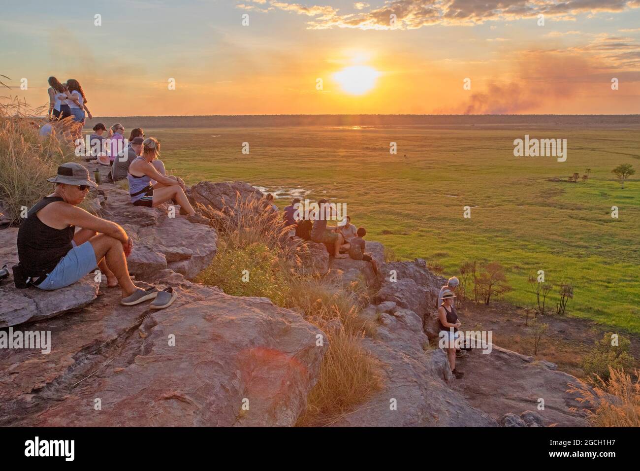 Sunset at Ubirr, Kakadu National Park Stock Photo - Alamy