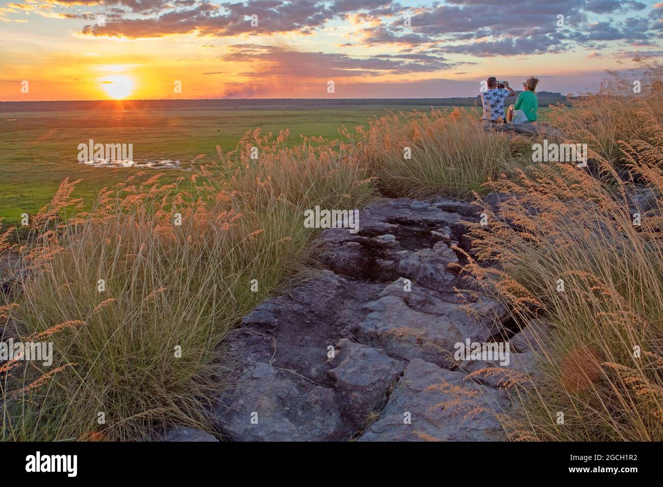 Sunset at Ubirr, Kakadu National Park Stock Photo - Alamy
