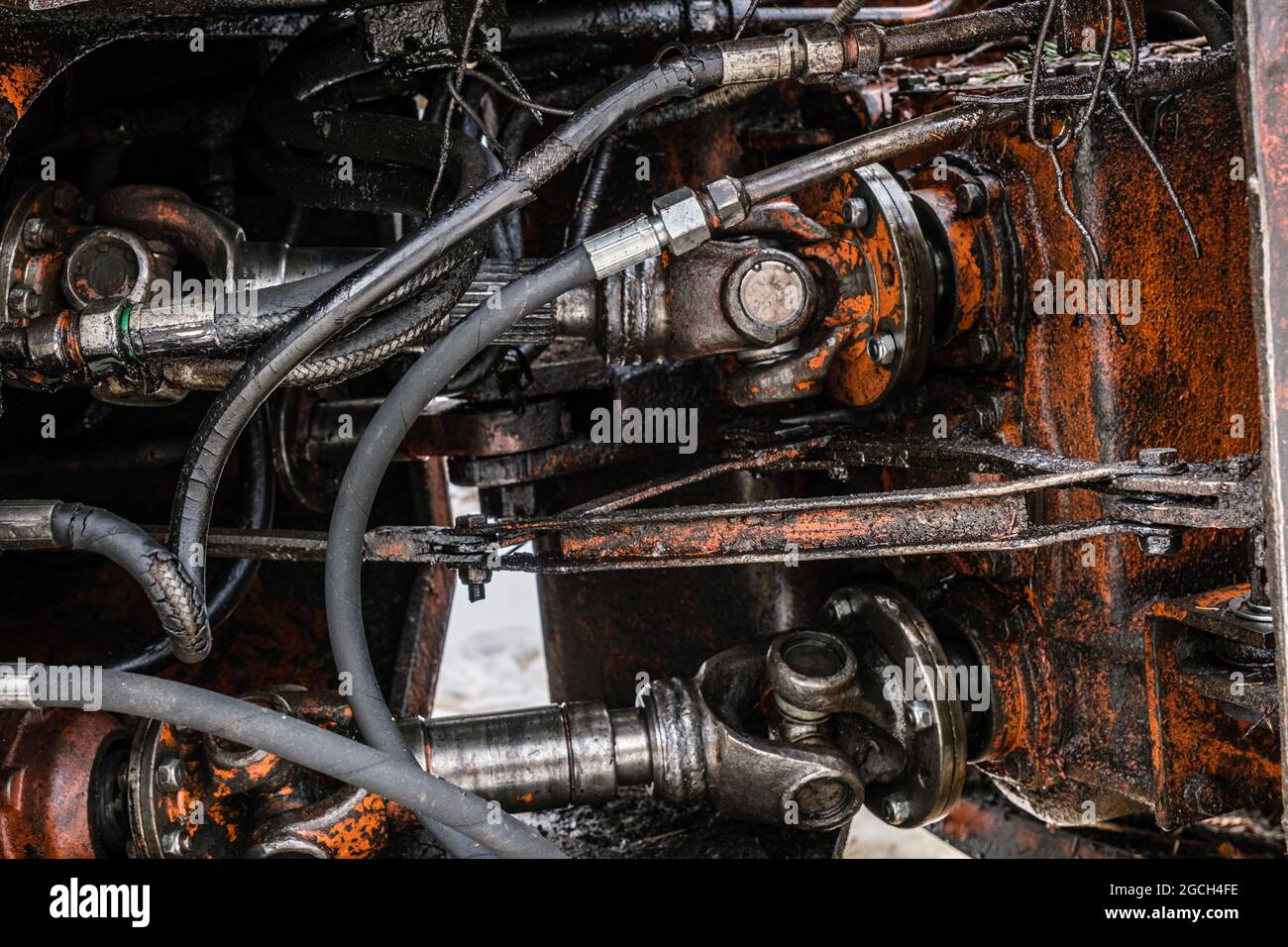 Dirty diesel generator hi-res stock photography and images - Alamy
