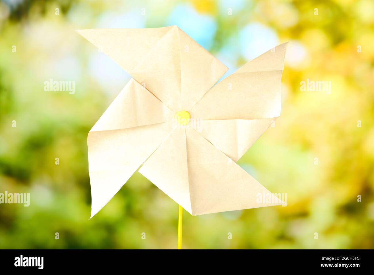 Air mill on nature background Stock Photo - Alamy
