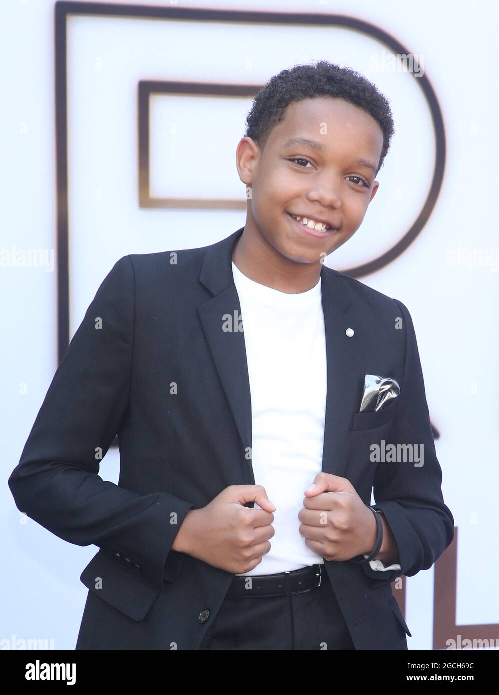 Los Angeles, Ca. 8th Aug, 2021. Peyton Jackson, at Los Angeles Premiere ...