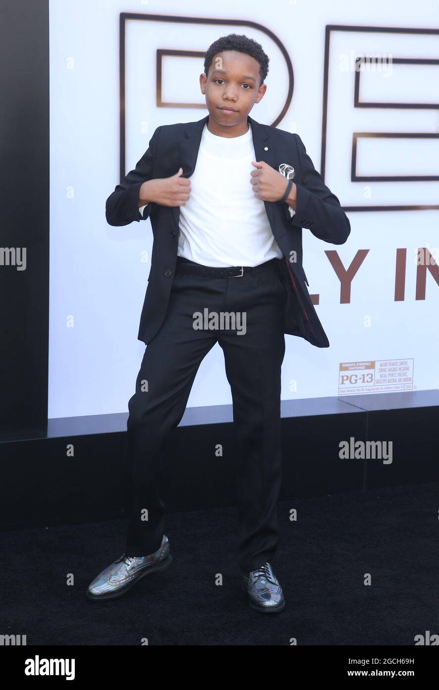 Los Angeles, Ca. 8th Aug, 2021. Peyton Jackson, at Los Angeles Premiere ...