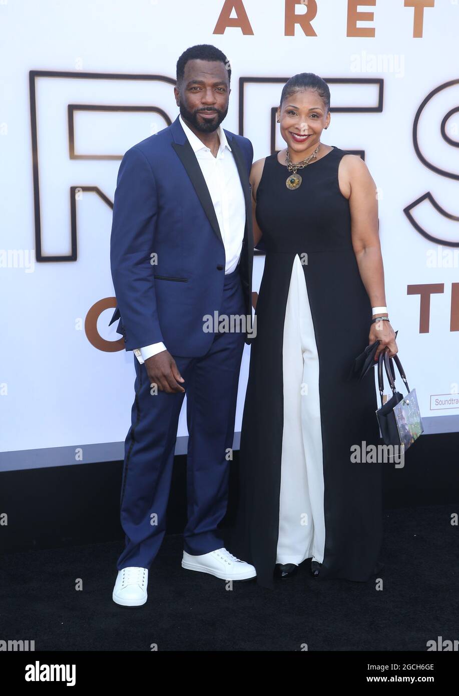 Los Angeles, Ca. 8th Aug, 2021. Gilbert Glenn Brown, Kuwana Haulsey, at Los Angeles Premiere Of ...