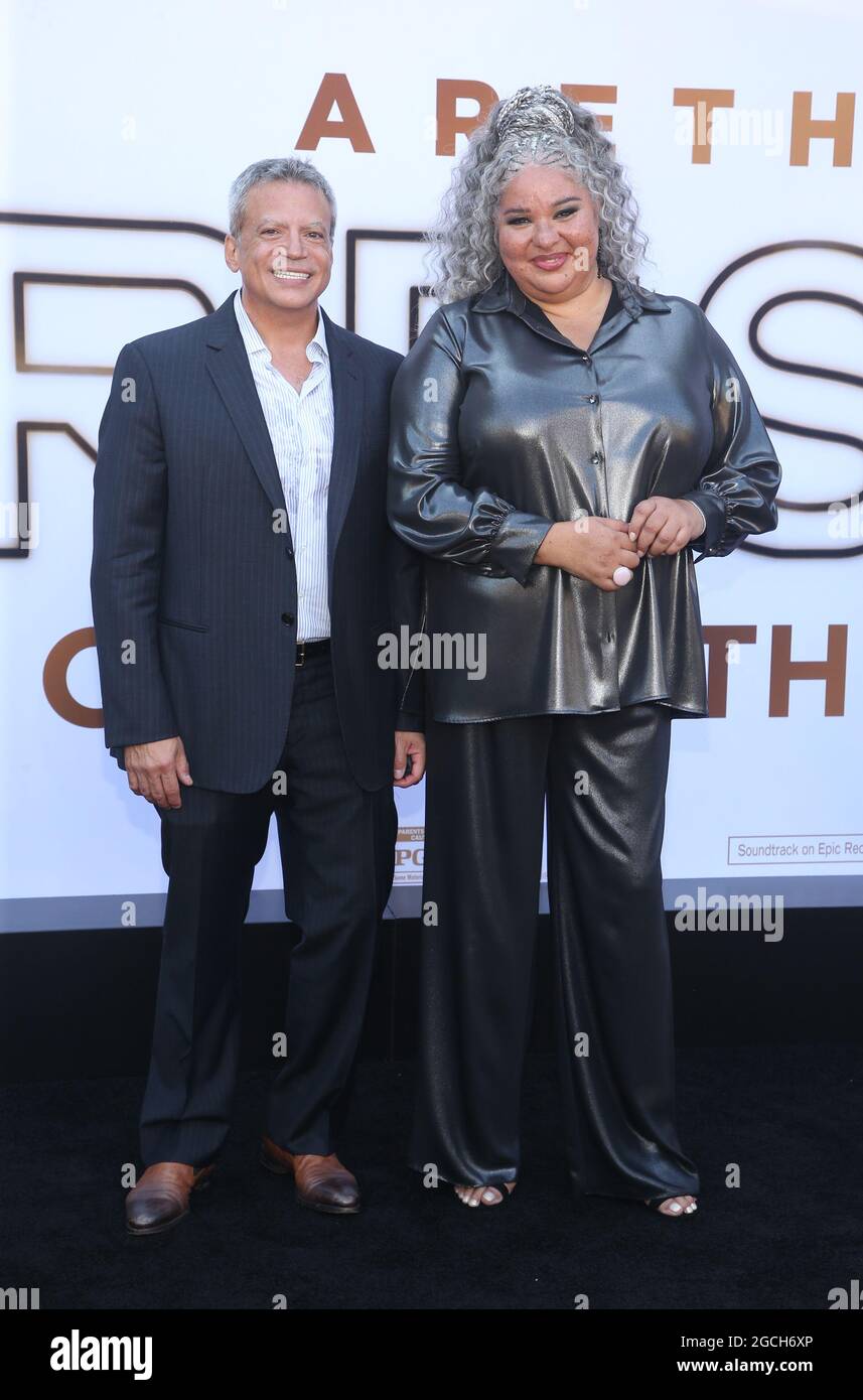 Los Angeles, Ca. 8th Aug, 2021. Liesly Tommy, Michael De Luca, at Los ...