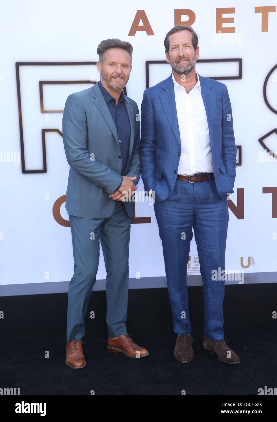 Los Angeles, Ca. 8th Aug, 2021. Kevin Ulrich, Mark Burnett, at Los ...