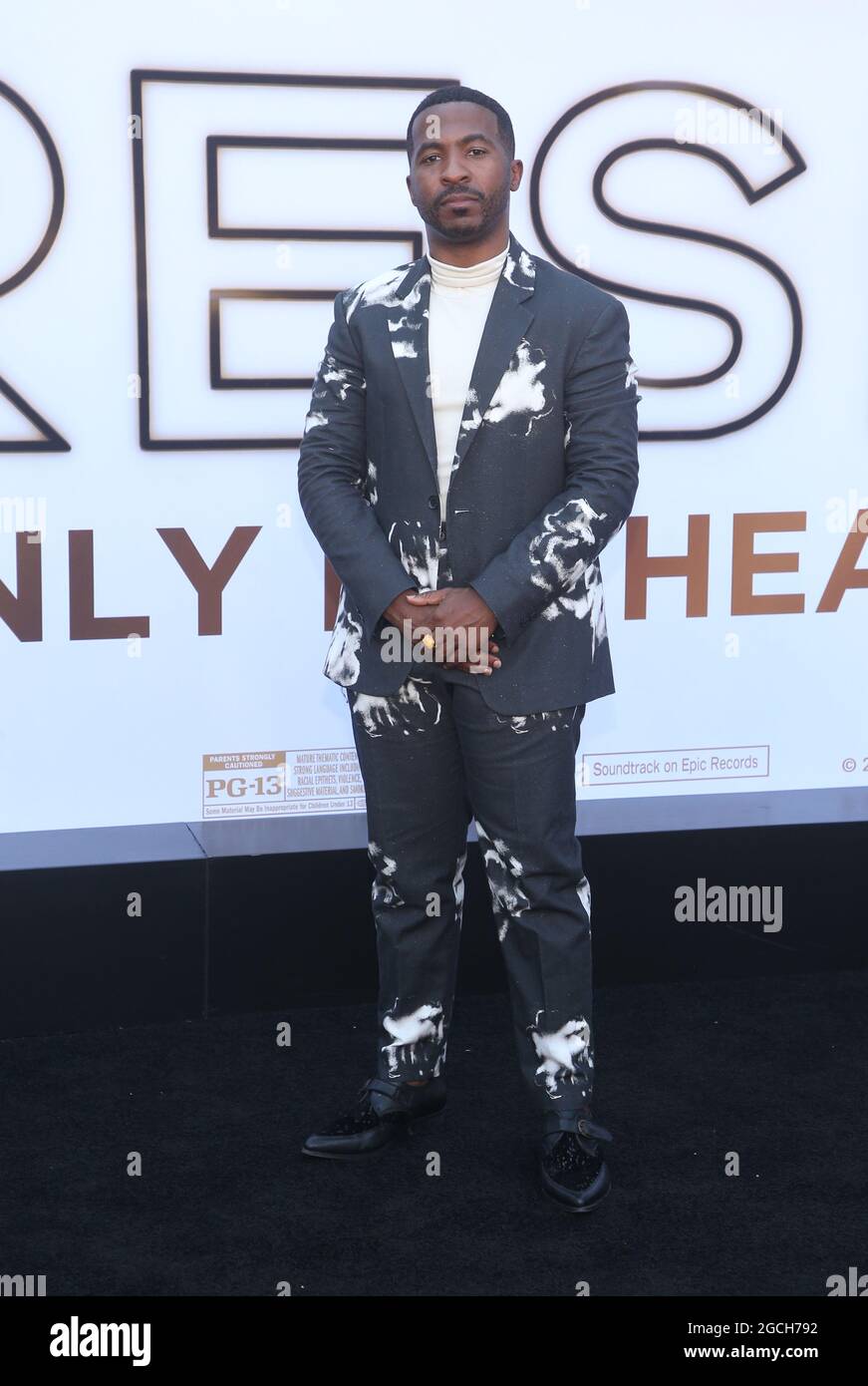 Los Angeles, Ca. 8th Aug, 2021. Trell Thomas, at Los Angeles Premiere ...