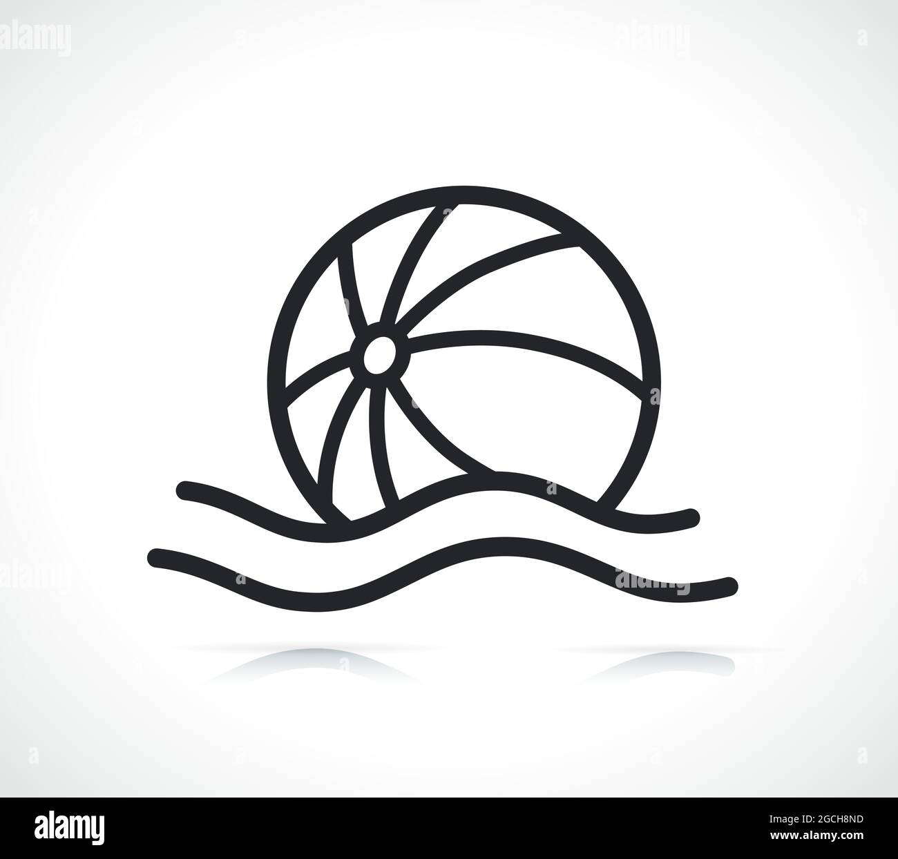 Kids fun beach summer Stock Vector Images - Alamy