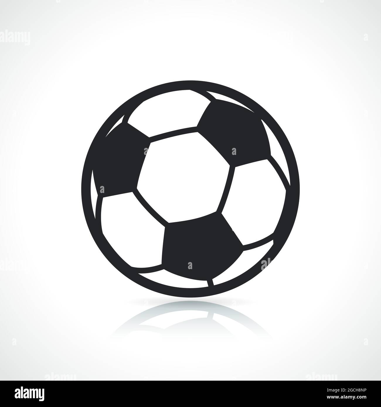 Football or soccer ball icon isolated design Stock Vector Image & Art ...