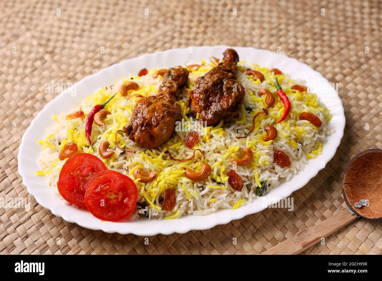 Malabar chicken biriyani hi-res stock photography and images - Alamy
