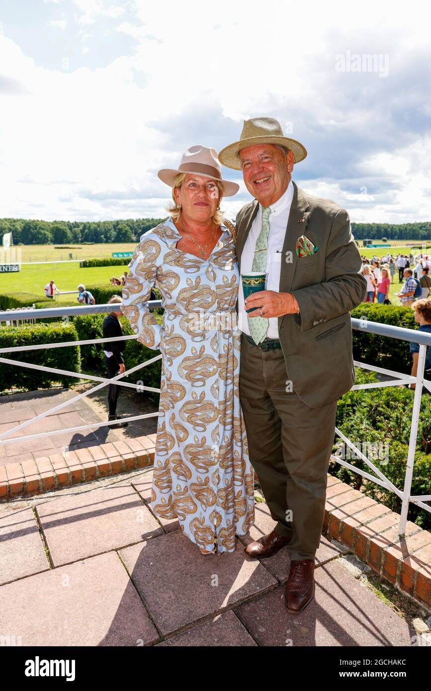 Brandenburg, Germany. 09th Aug, 2021. Jörg Woltmann and wife Kerstin ...