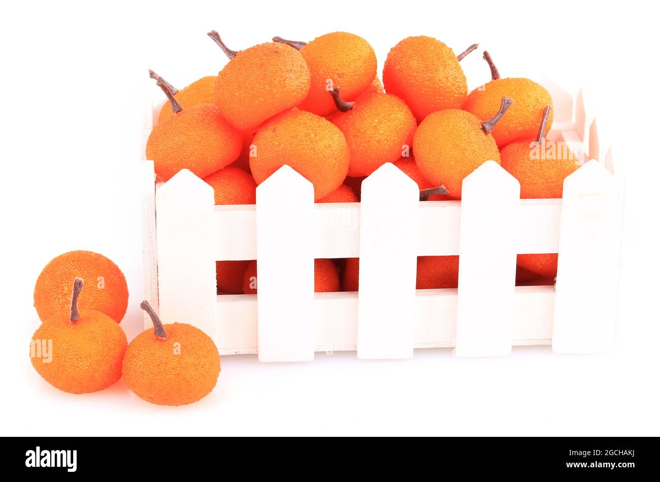 Small tangerines, isolated on white Stock Photo - Alamy