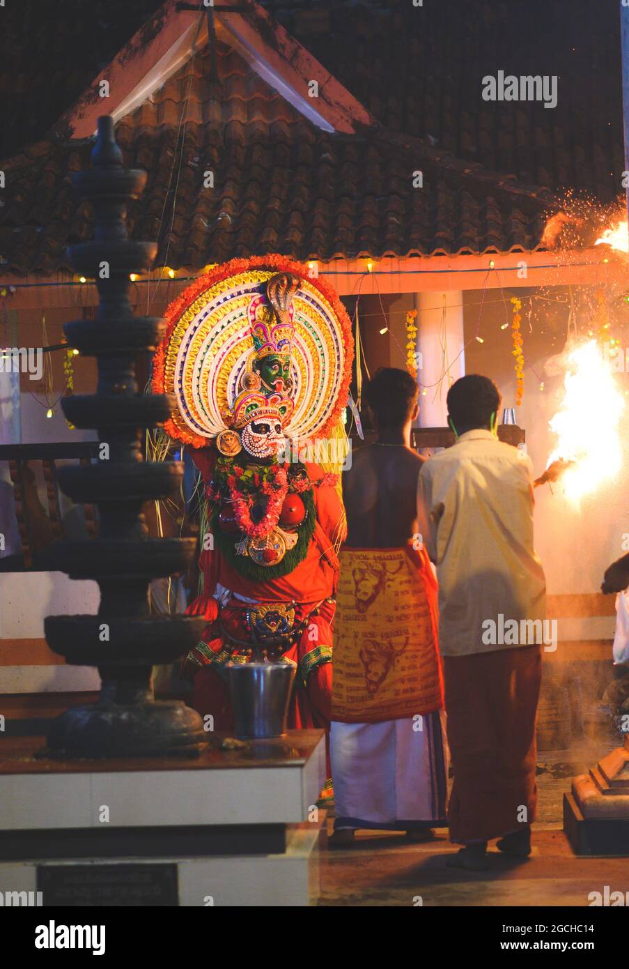 Mudiyettu is a traditional ritual theatre and folk dance drama from ...