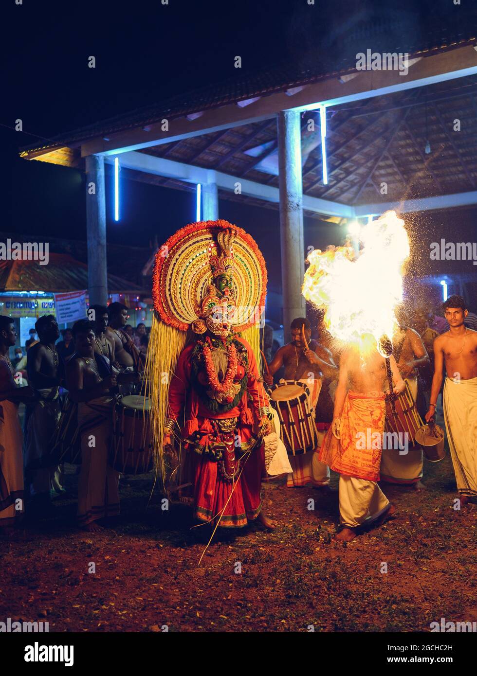 Mudiyettu is a traditional ritual theatre and folk dance drama from ...