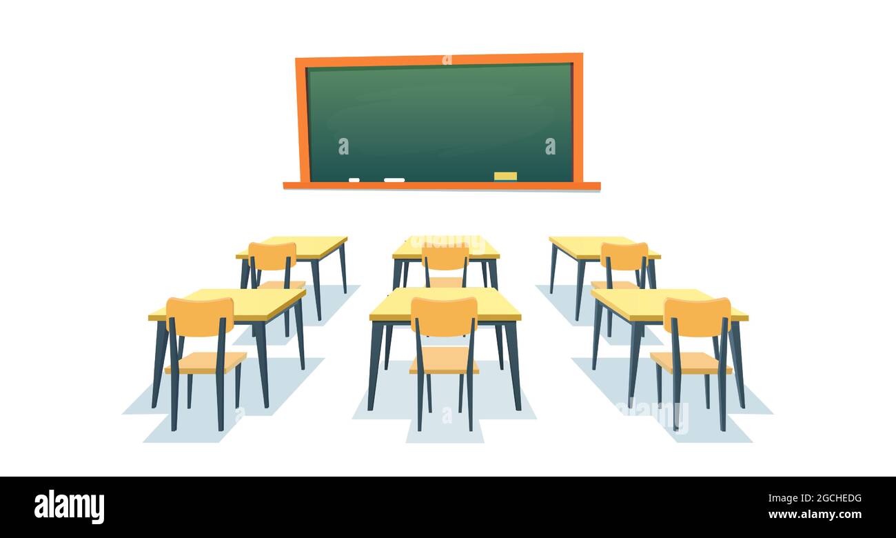School desk isolated on white background Stock Vector Image & Art - Alamy