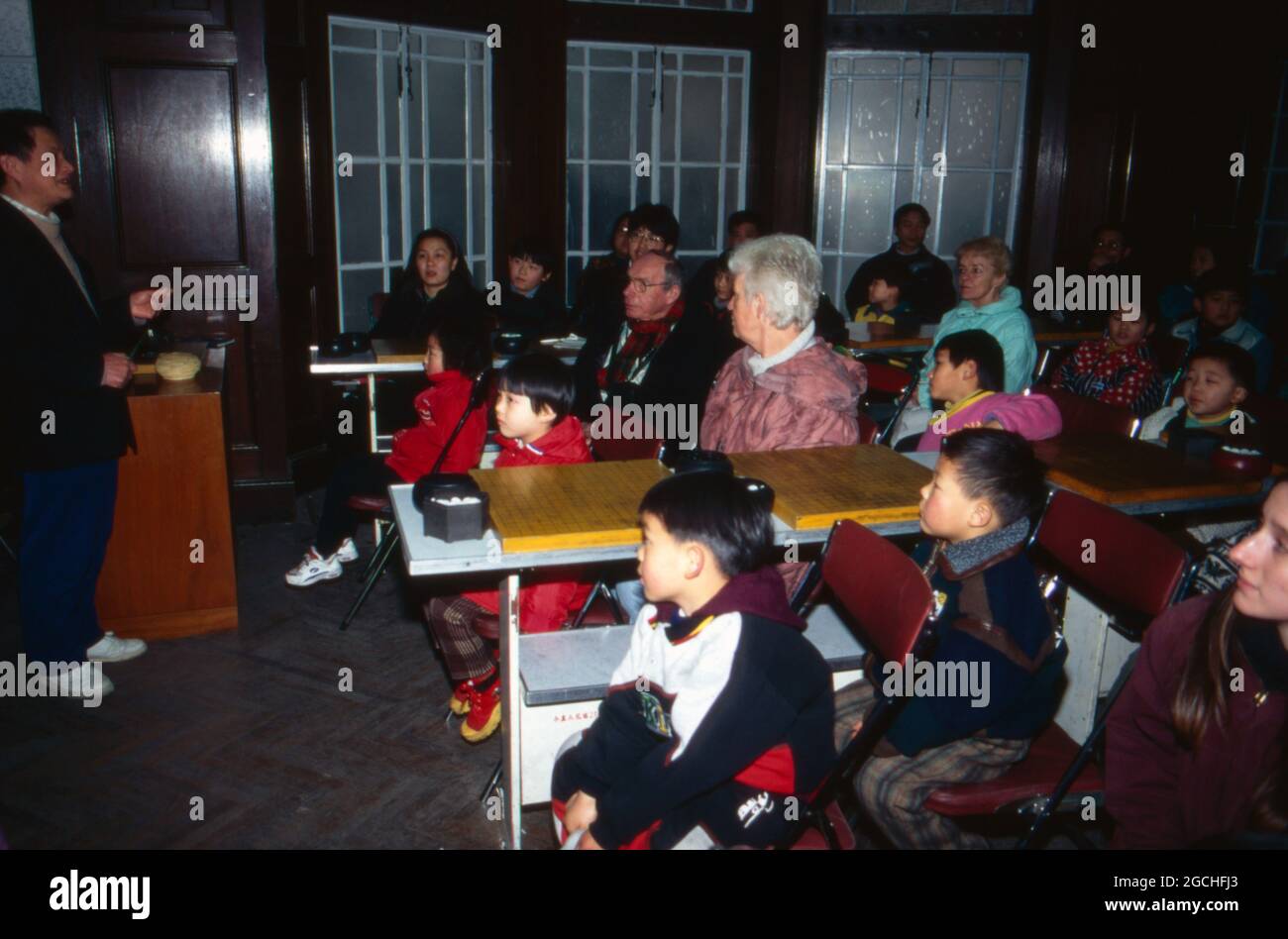 Chinese lesson children calligraphy hi-res stock photography and images ...