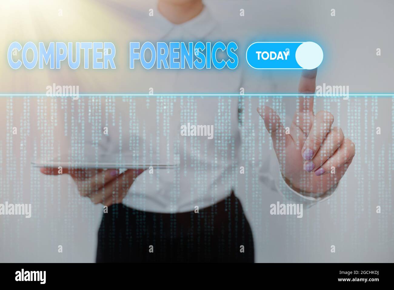 Conceptual caption Computer Forensics. Business approach the ...