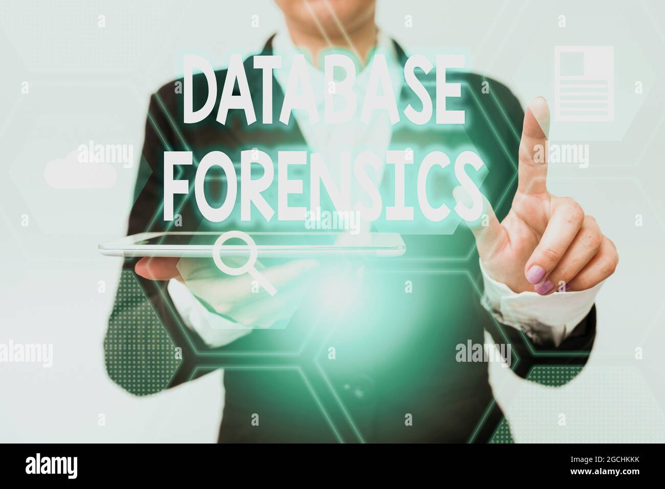 Sign Displaying Database Forensics Internet Concept Identifying Transactions Within A Database