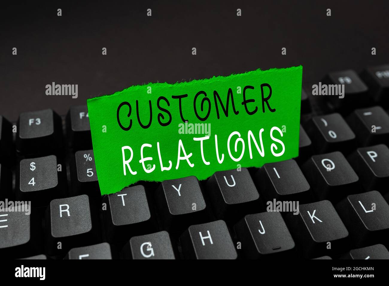Hand Writing Sign Customer Relations Word For Approach To Manage A Company S Is Interaction