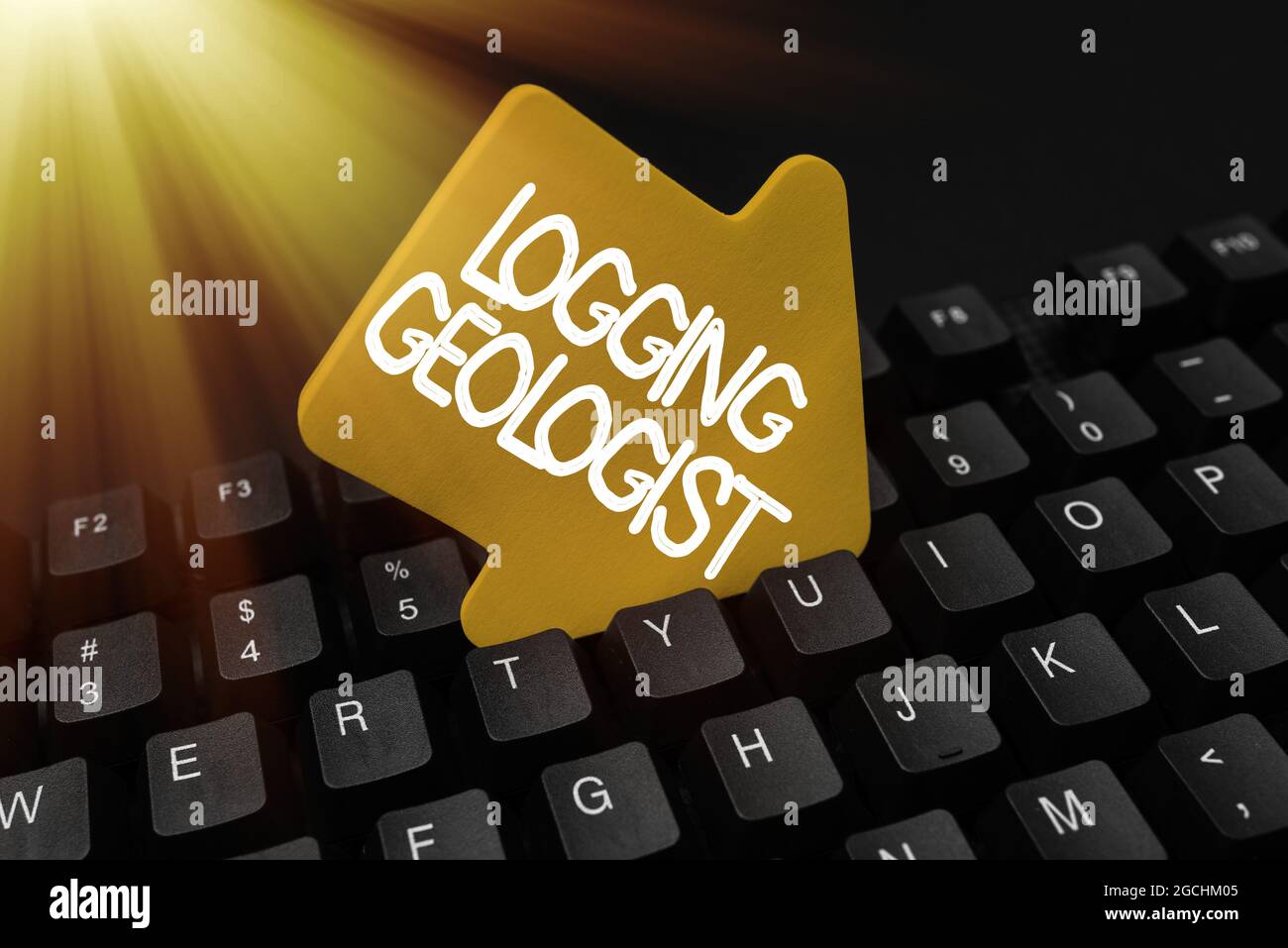 Sign Displaying Logging Geologist Business Approach Layout And Execution Of Definition Diamond