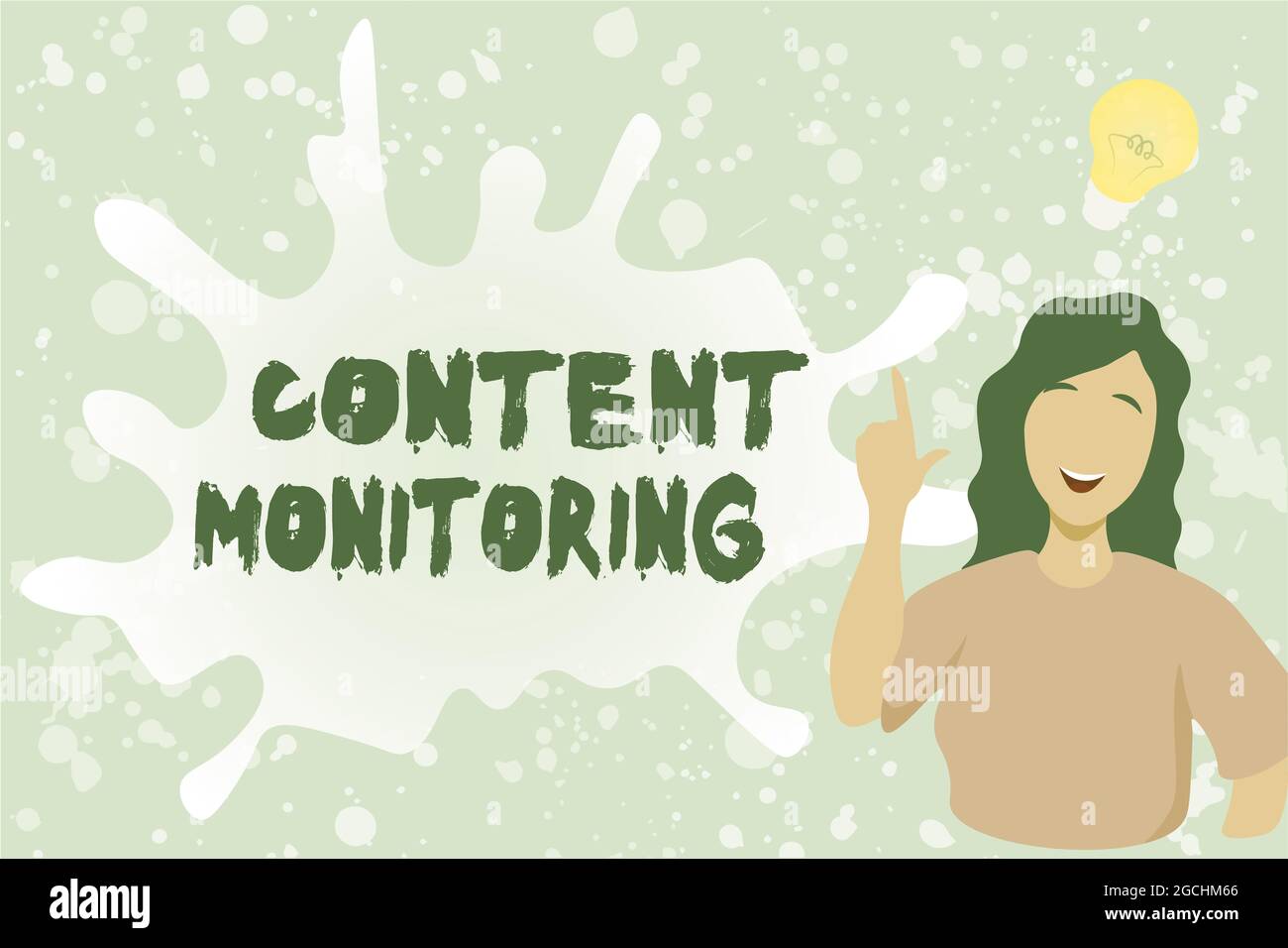 Text sign showing Content Monitoring. Internet Concept a tool to ...