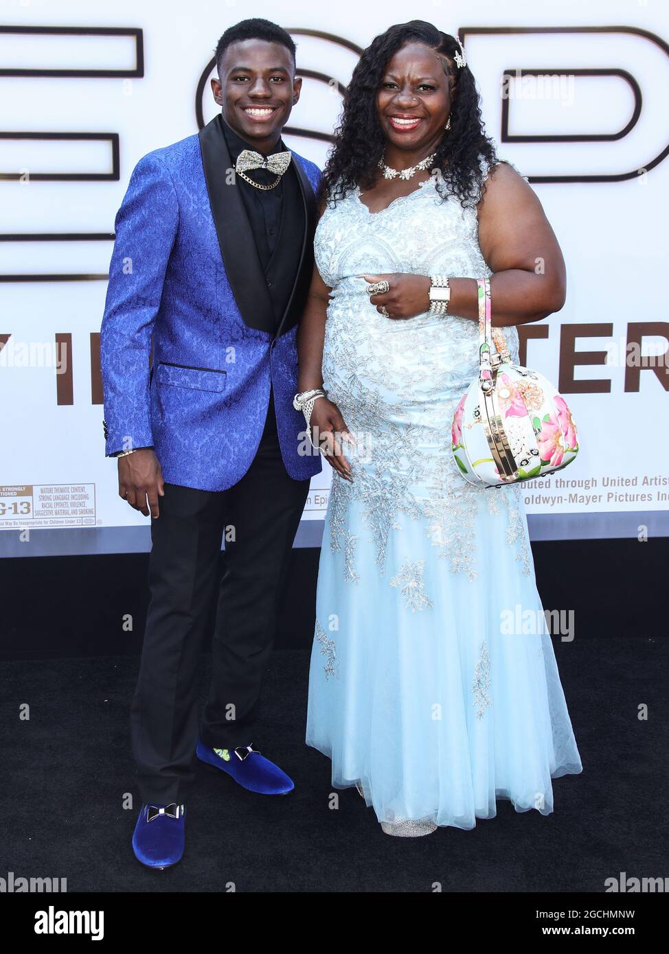 WESTWOOD, LOS ANGELES, CALIFORNIA, USA - AUGUST 08: Brandon Gilpin and ...