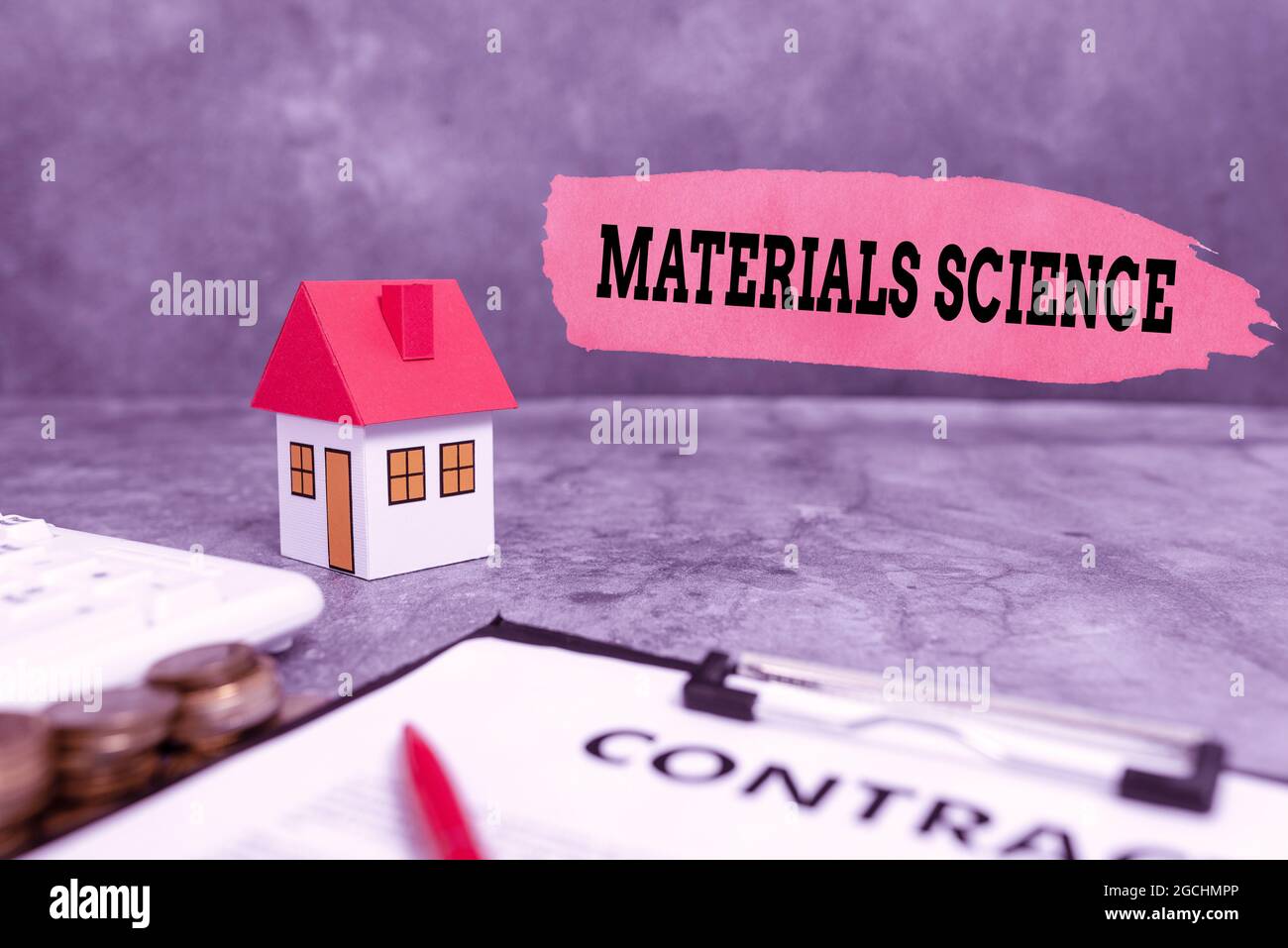 Conceptual caption Materials Science. Concept meaning interdisciplinary ...