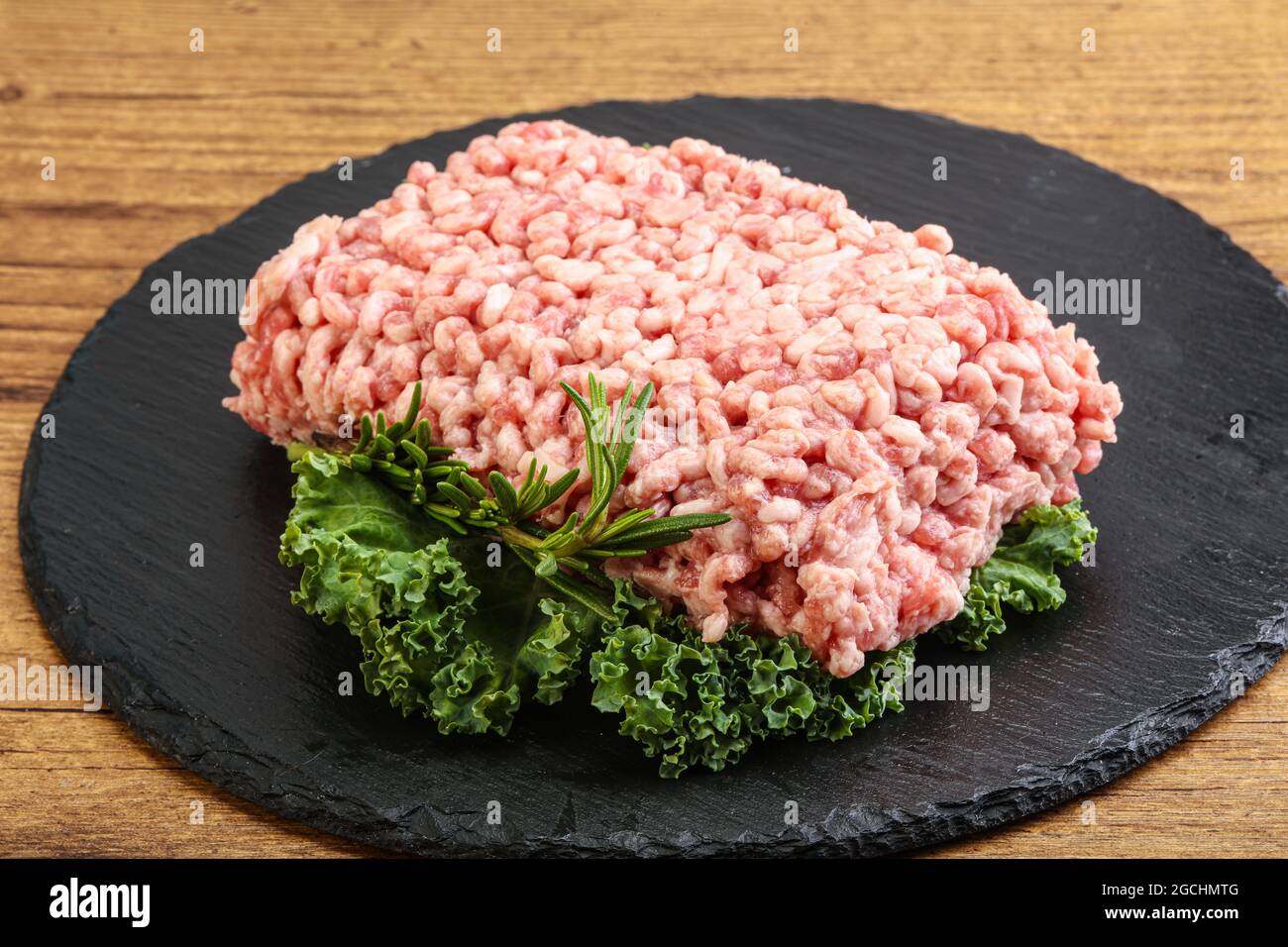 Raw fat pork minced meat for cooking Stock Photo - Alamy