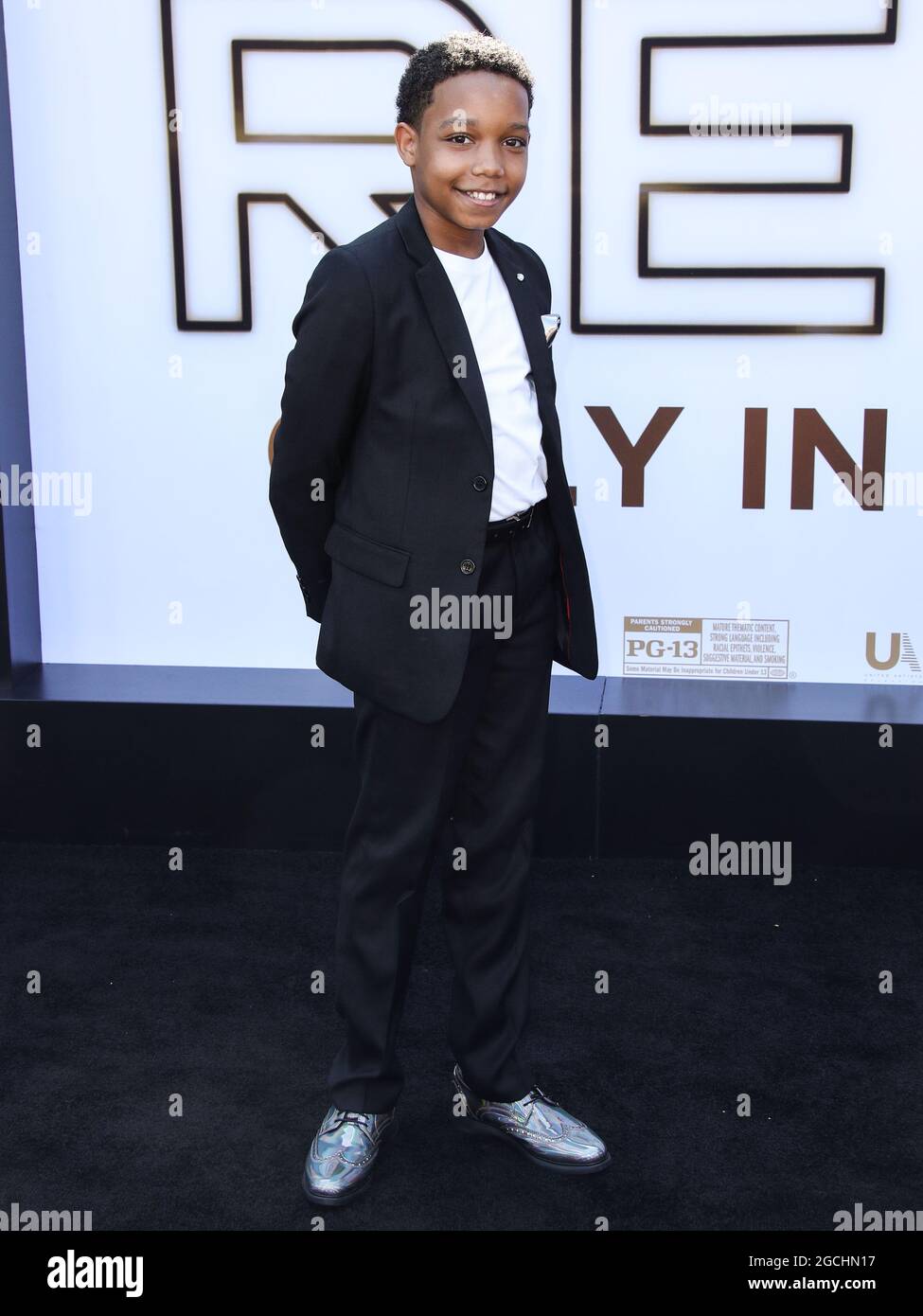 WESTWOOD, LOS ANGELES, CALIFORNIA, USA - AUGUST 08: Peyton Jackson ...