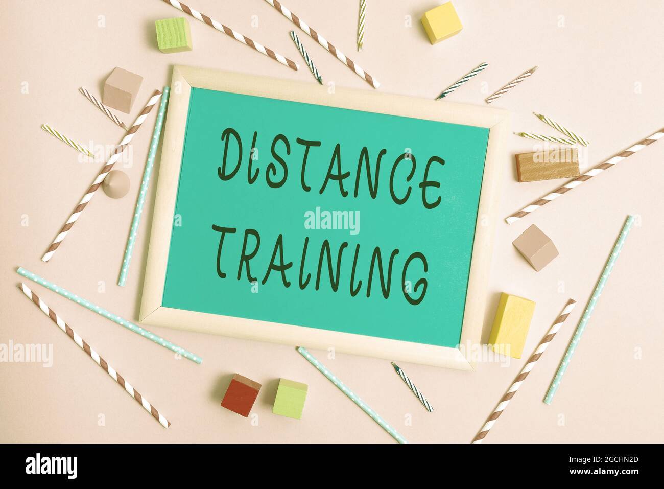 Inspiration showing sign Distance Training. Business approach learning ...