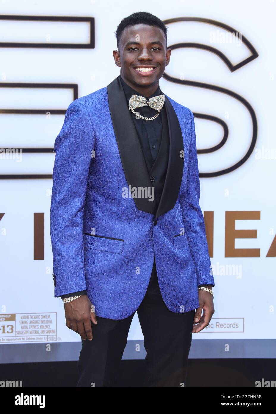 WESTWOOD, LOS ANGELES, CALIFORNIA, USA - AUGUST 08: Actor Brandon ...