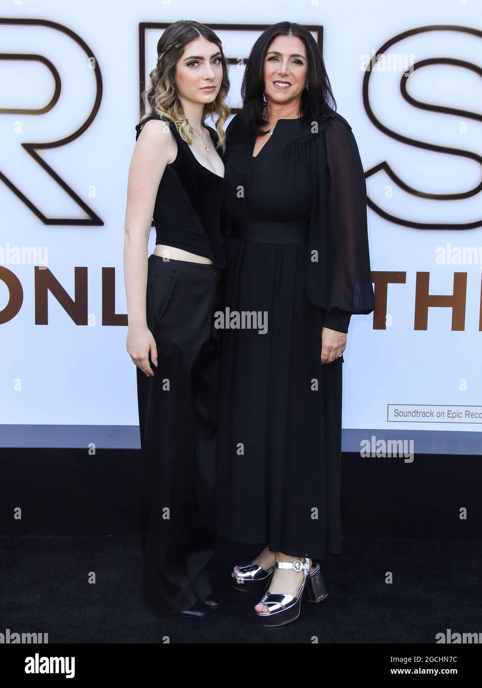 WESTWOOD, LOS ANGELES, CALIFORNIA, USA - AUGUST 08: Maggie Brown and ...