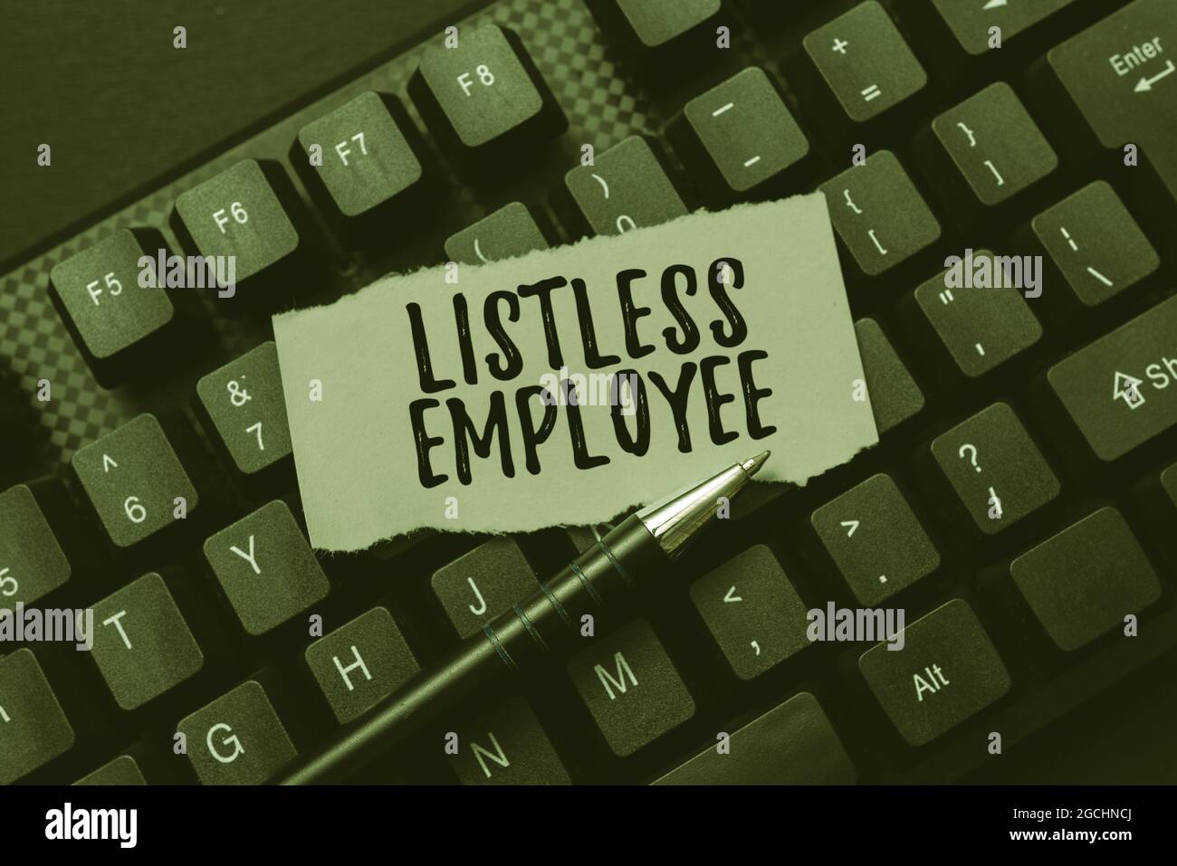 Conceptual display Listless Employee. Internet Concept an employee who ...