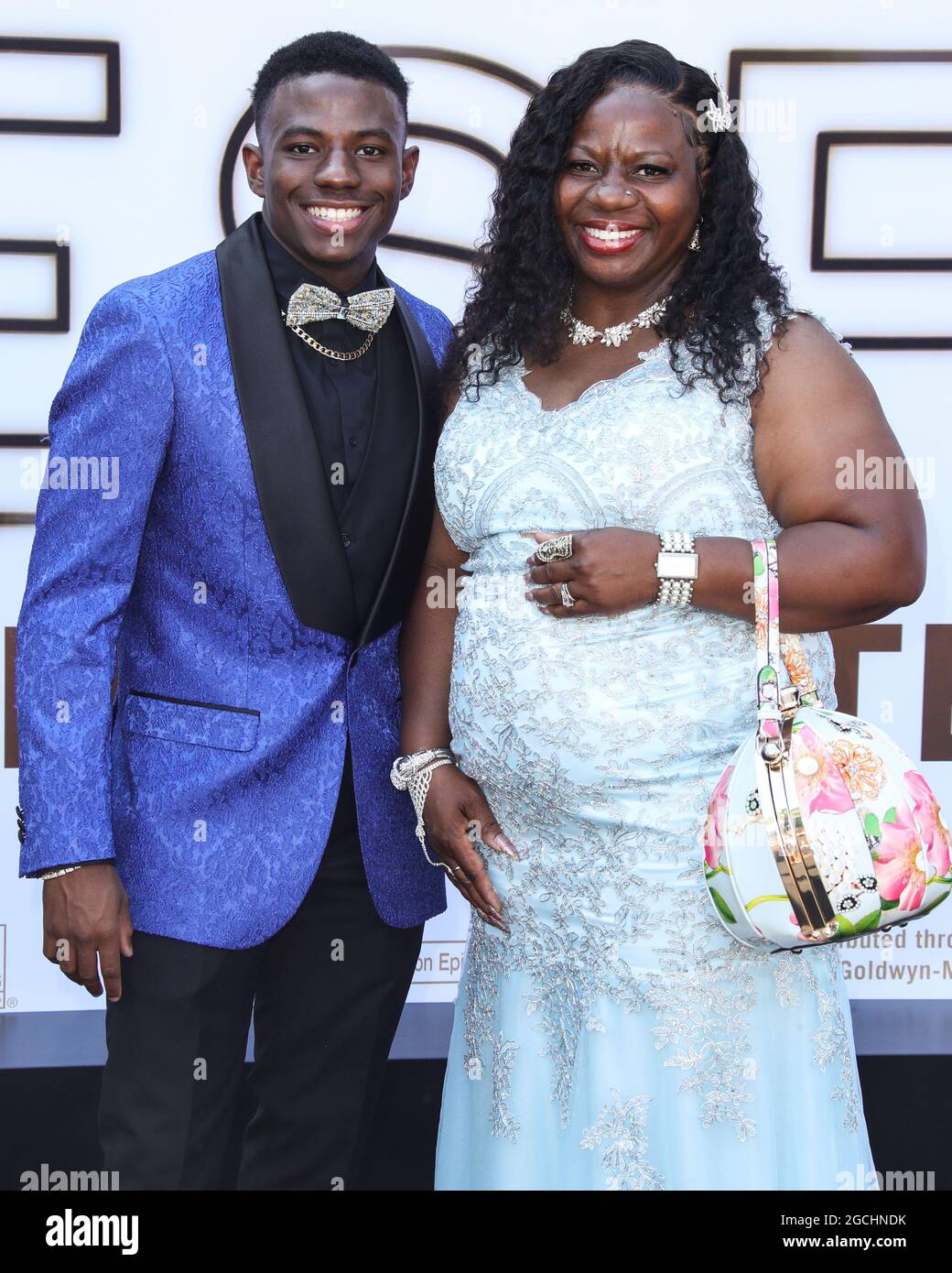 WESTWOOD, LOS ANGELES, CALIFORNIA, USA - AUGUST 08: Brandon Gilpin and ...