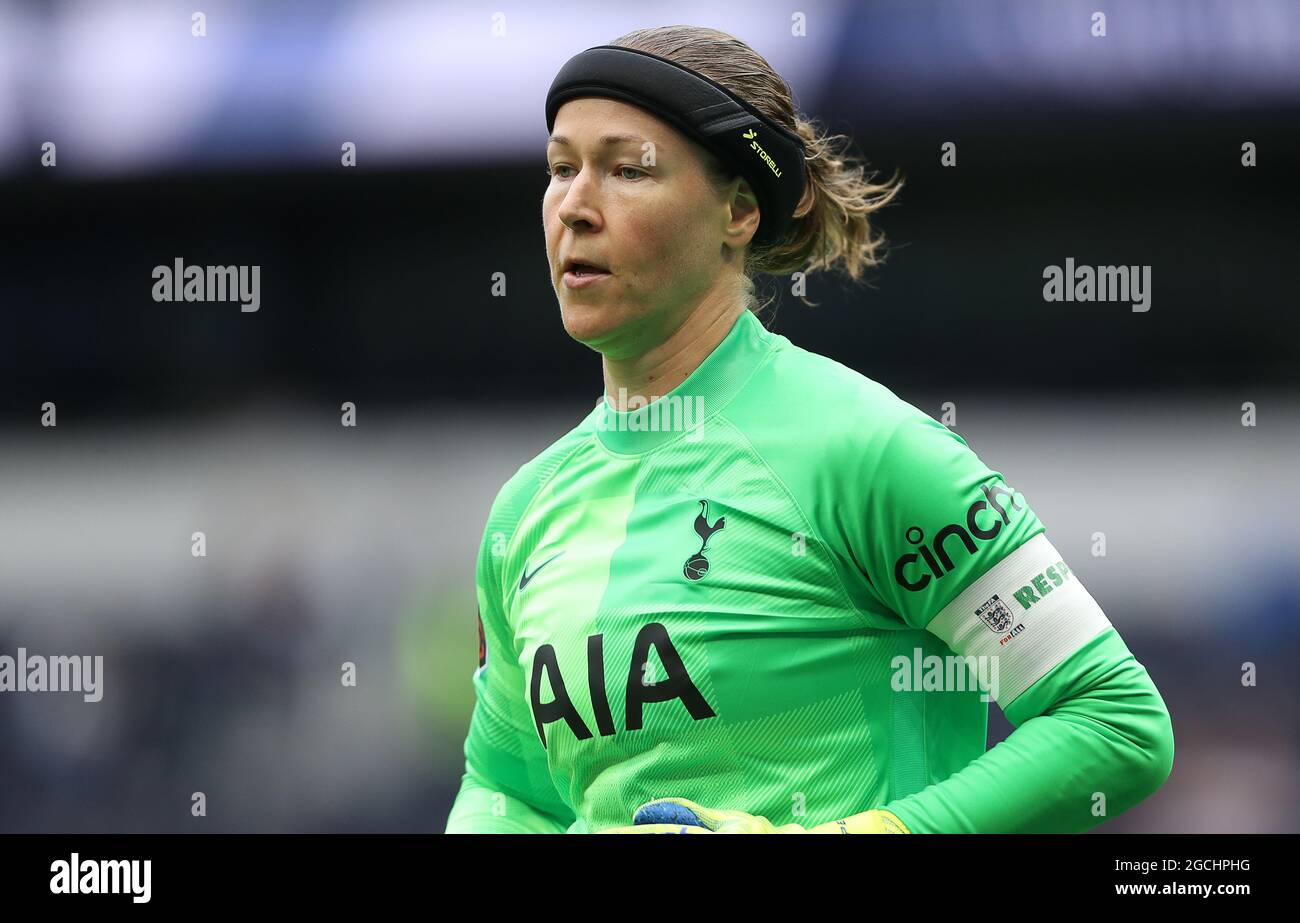 London, England, 8th August 2021. Tinni Korpela of Tottenham during the ...